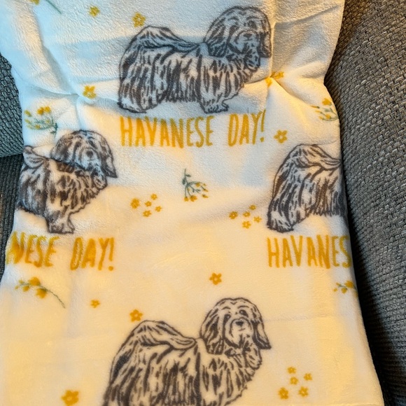 cozy companions | Bedding | Havanese Day Dog Throw Blanket | Poshmark